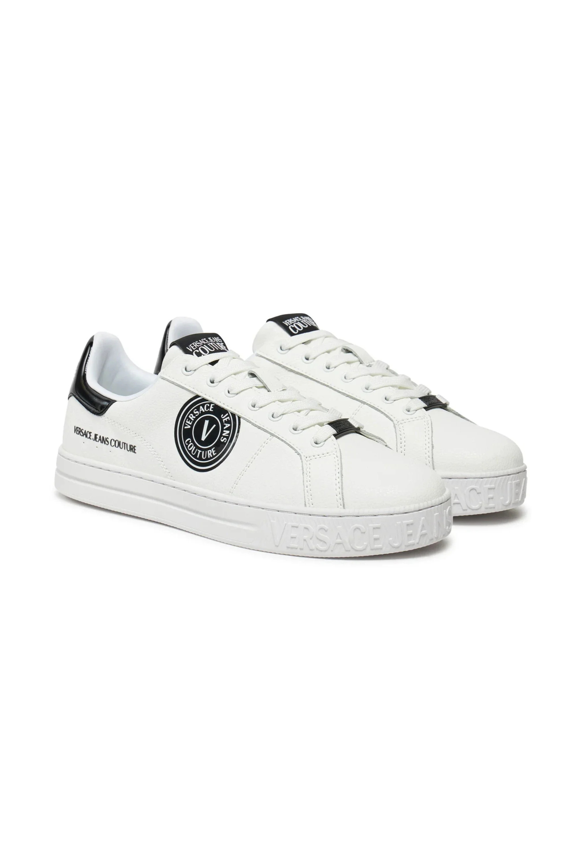 Sapatilhas Versace Jeans Couture Brancas FW24 – Ovelha Negra Premium