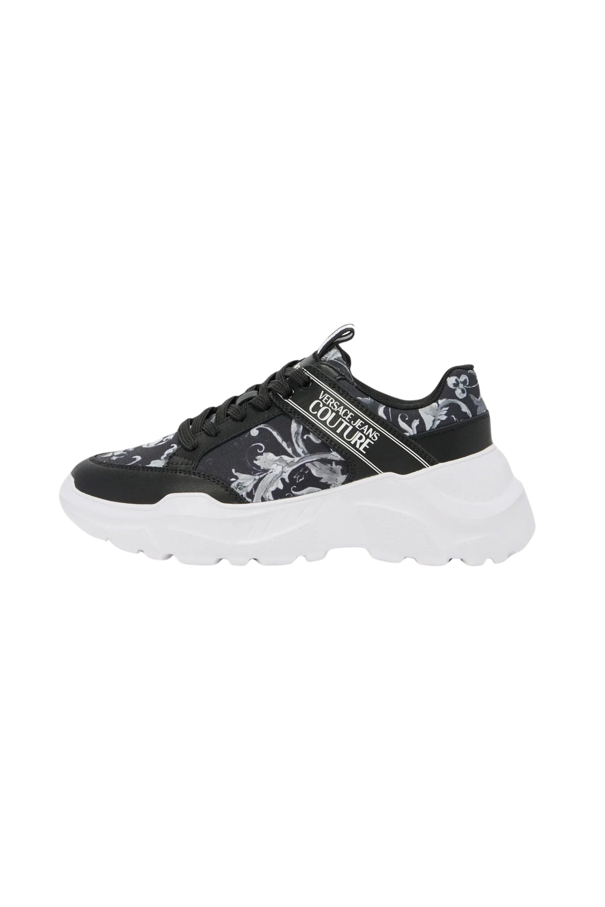 Sapatilhas Pretas Versace Jeans Couture FW25 – Ovelha Negra Premium