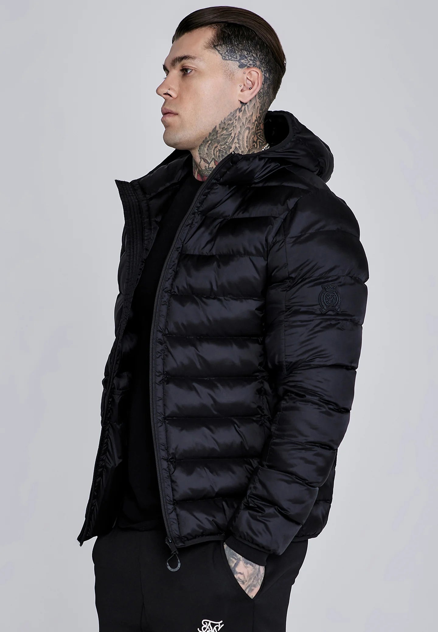 Casaco Preto SikSilk FW-25 – Ovelha Negra Premium